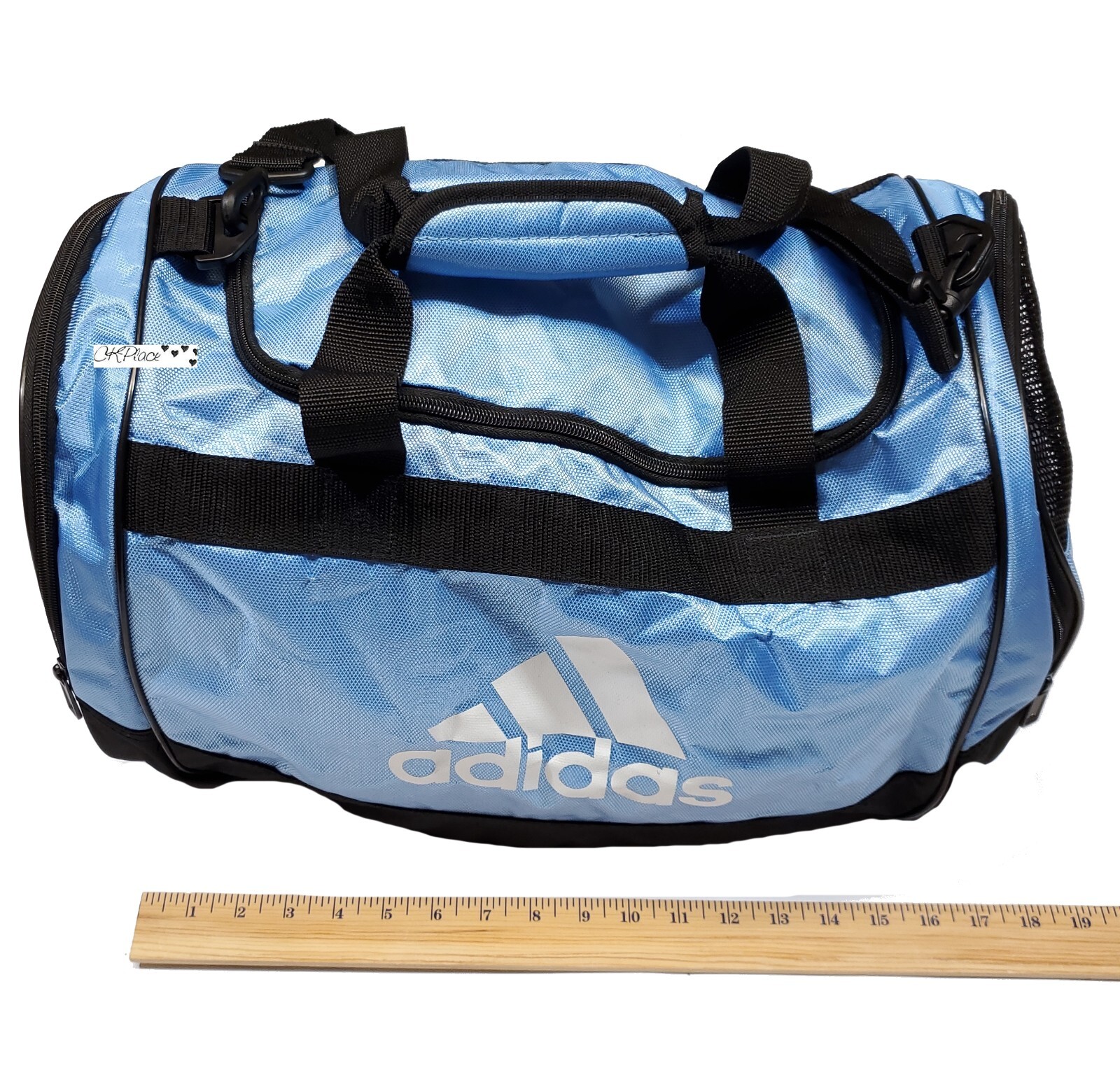 Adidas Duffle Bag Blue 20"x10"x10" | eBay