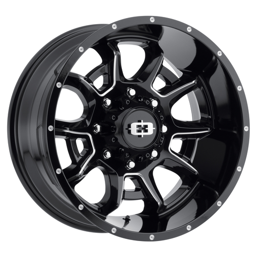 Vision Off-Road 20x12 Wheel Gloss Black Milled 415 Bomb 6x135 -51mm ...