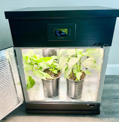2FT LED CaliFlowerBox Smart Automated Grow Box Cabinet Hydroponic or ...