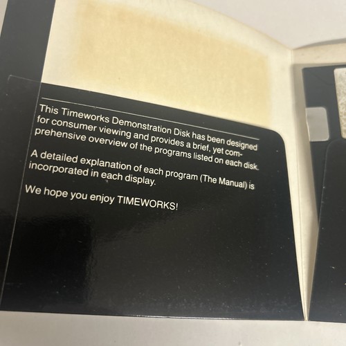 Commodore 64 Timeworks Demonstration Disk Inventory Management Sales | eBay
