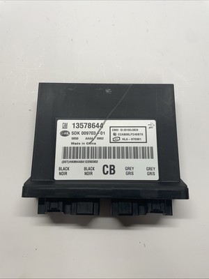 2012 12 CHEVROLET VOLT BODY CONTROL MODULE BCU BCM # 13578644 OEM | eBay