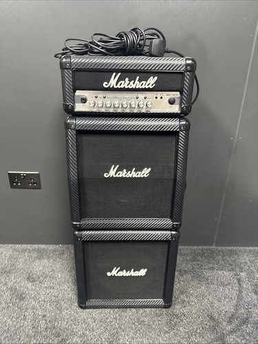 Marshall MG15HCFX Carbon Fibre Mini Stack Guitar Amplifier Amp | eBay UK