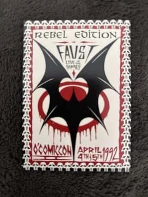 1992 Faust Rebel Edition Hologram Card O’ComicCon Promo Rare | eBay