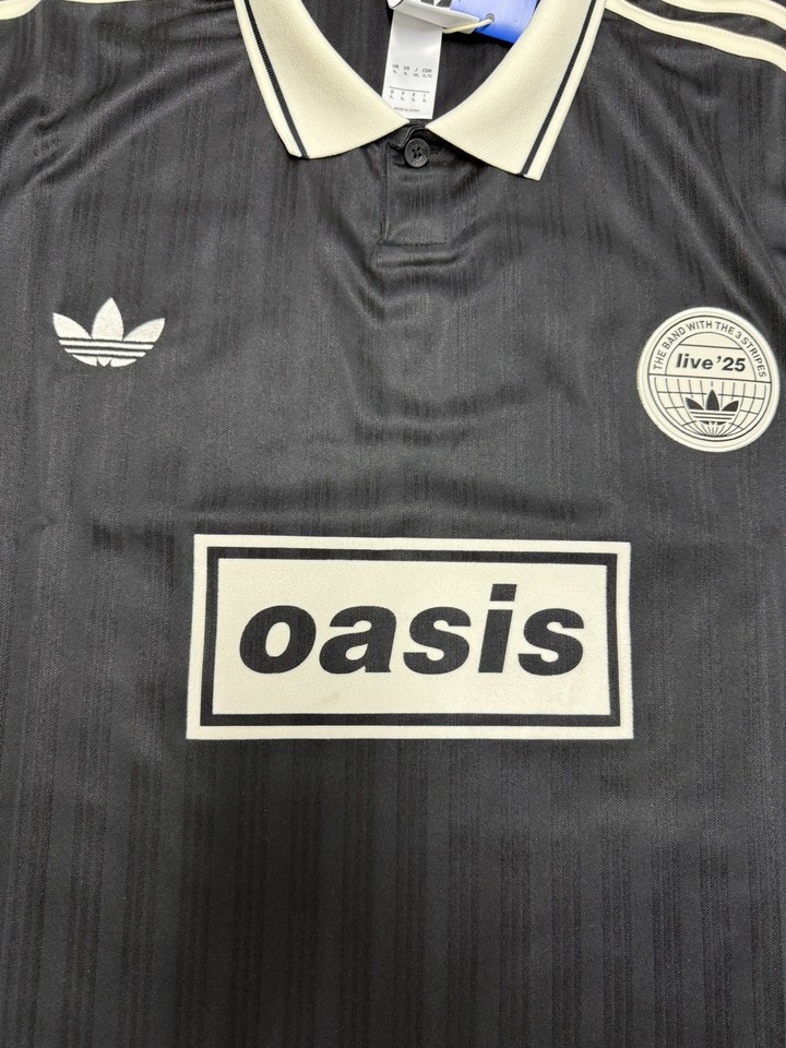 Adidas X Oasis Football Jersey Black XS Brand New *GENUINE* | eBay