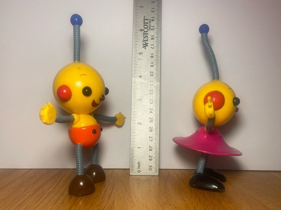 Rollie Pollie Ollie & Zowie Vintage Bendable Toy Figures Set Free ...