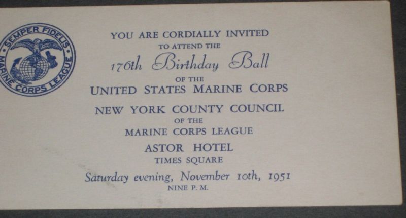 Marine Corps Party Invitations Marine Invitation Etsy