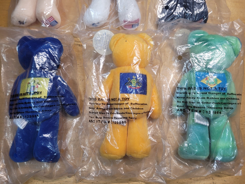 Qty. 6 The Authentic Collectible Quarter Bears 1999 | eBay