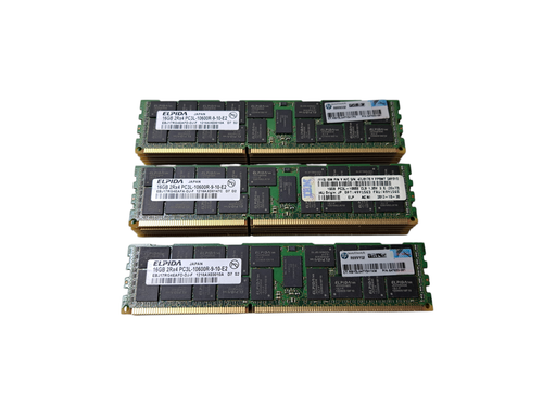 Lot of 15x ELPIDA 16GB 2Rx4 PC3L-10600R-9-10-E2 | DDR3 Server Memory | eBay