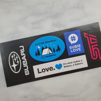 SUBARU Sticker Set The Adventure Logo NEW Subaru Stickers, Subie ...