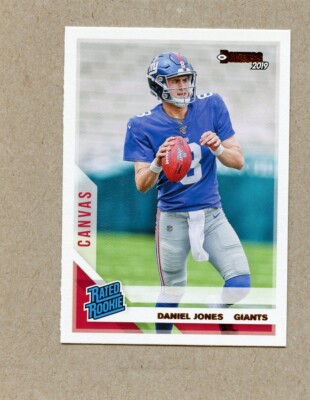 2019 Panini Donruss Daniel Jones Rated Rookie Canvas #304 Rookie New ...