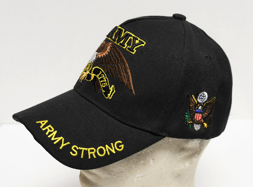 U.S.ARMY VETERAN "ARMY STRONG" Cap/Hat Black *FREE SHIPPING* | eBay