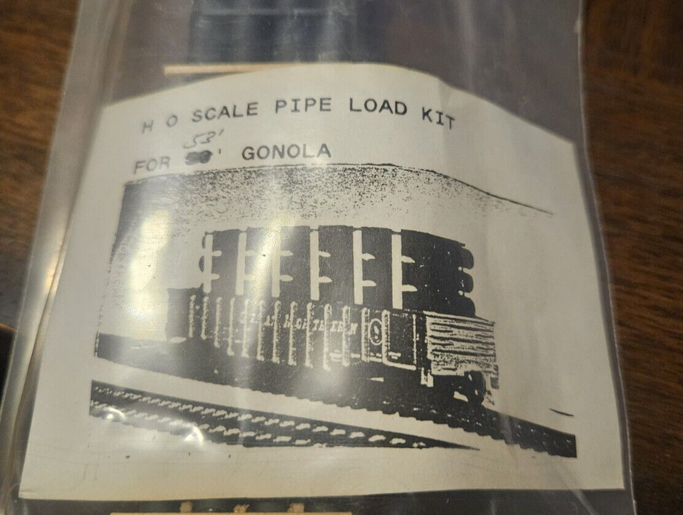 HO Scale Styrene Pipe Load Kit For 53' Gondola PT # 253 SA NEW | eBay