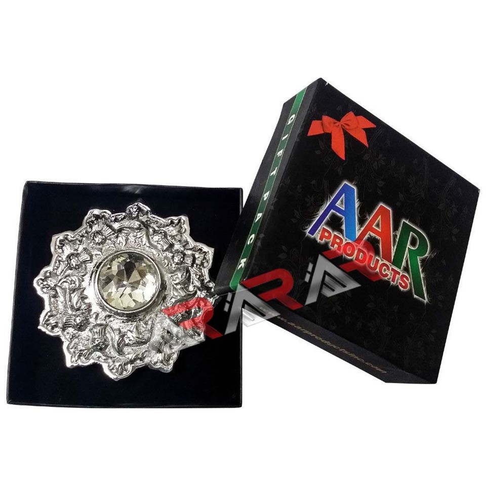 Scottish Kilt Star Fly Plaid Brooch Ornate Brooches Multi Color Stone 4 ...