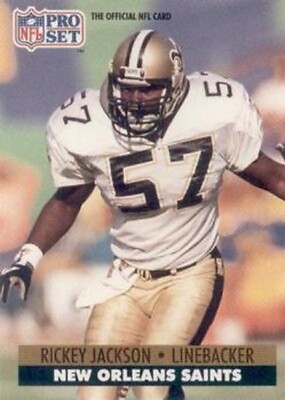 1991 Pro Set #590 Rickey Jackson New Orleans Saints HOF | eBay
