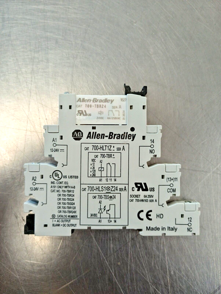 1PCS NEW ALLEN BRADLEY 700-HLT1Z24 TERMINAL BLOCK RELAY WITH 700TBR24 ...