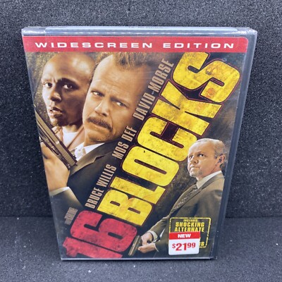 16 Blocks (DVD, 2006) Widescreen Edition Bruce Willis New Sealed ...