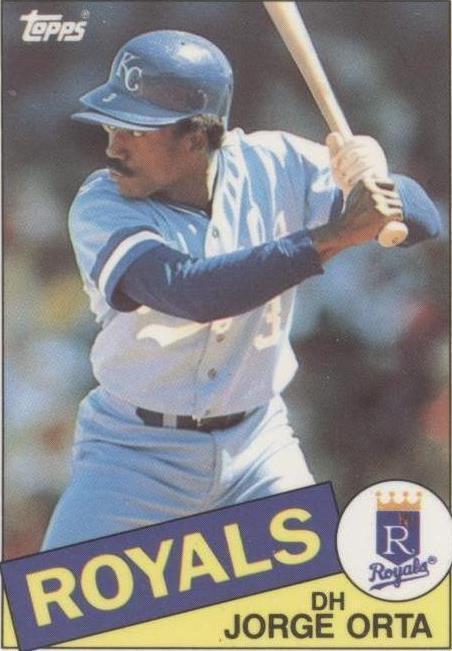 1985 Topps - Jorge Orta #164 Collector's Edition (Tiffany) for sale online | eBay