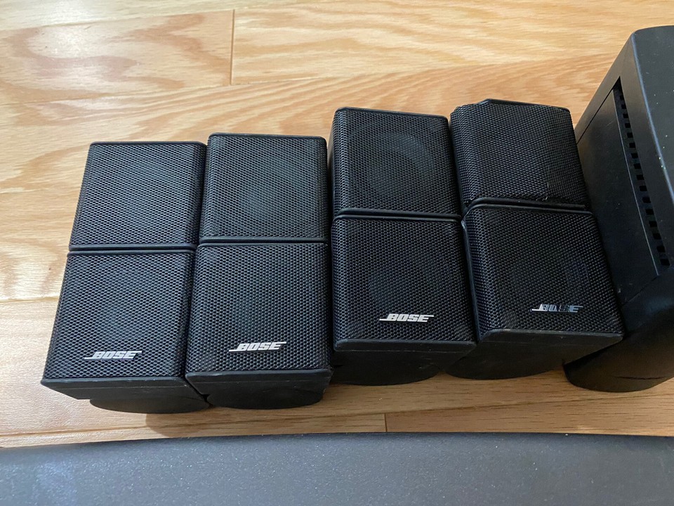 Bose Lifestyle AV35 Console and 4 Speakers And SL2 Receiver No Adapters ...