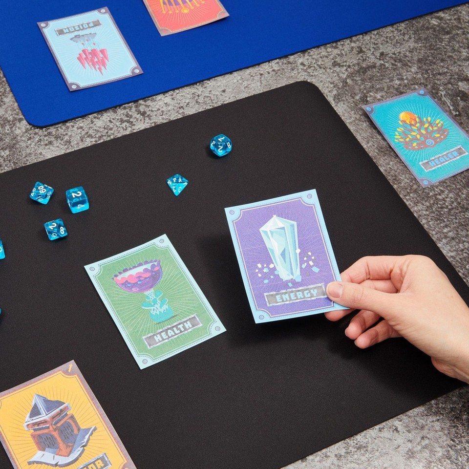 Card Game Mats, Black and Blue Playmats (24 x 14 In, 2 Pack) | eBay