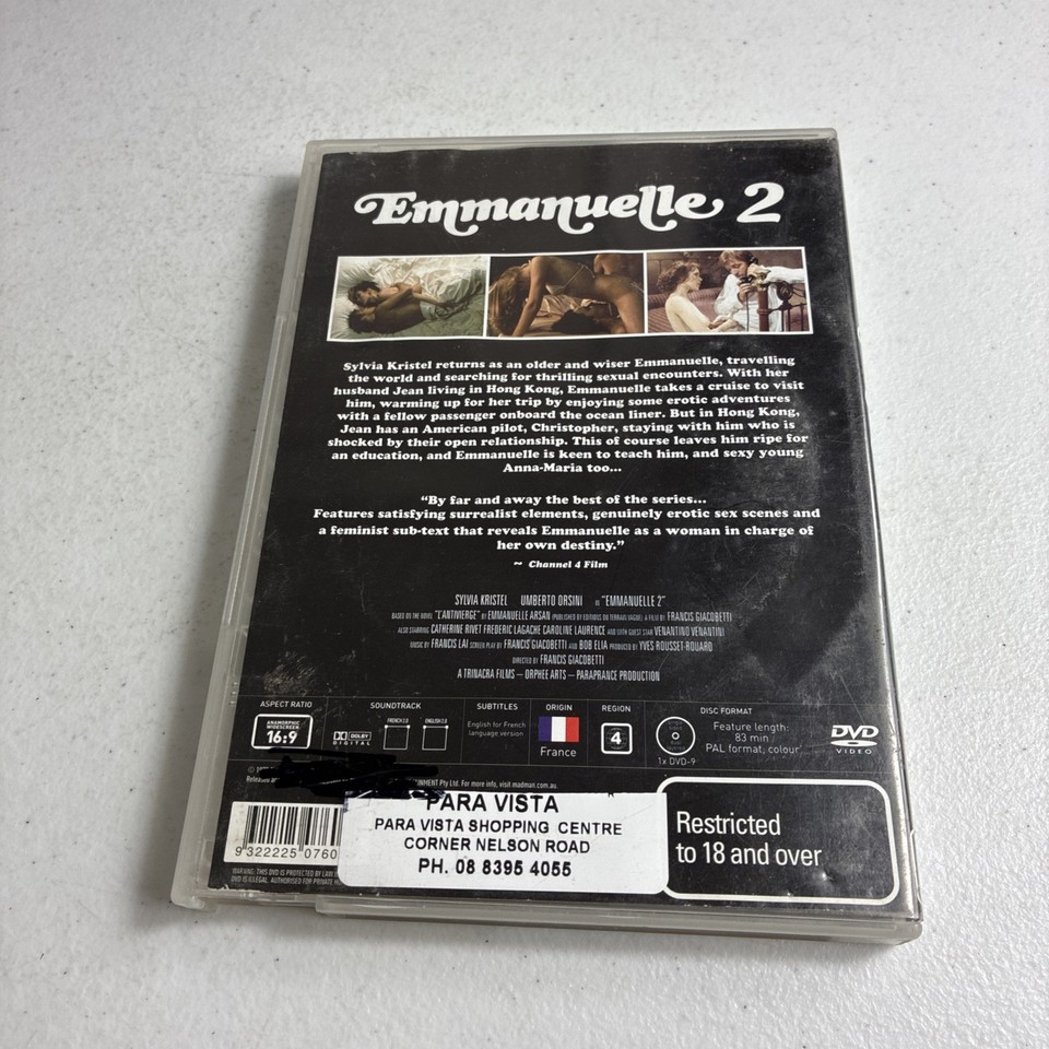emmanuelle 2 dvd ex rental movie region 4 pal vgc free post in aus | eBay