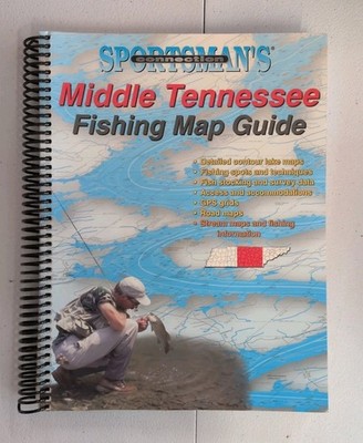 Sportsman's Connection Middle Tennnessee Fishing Map Guide Book | eBay