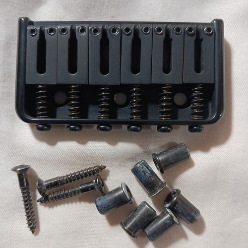 Jackson BLACK 6 string Bridge set Screws & Ferrules HT6 Misha Mansoor ...