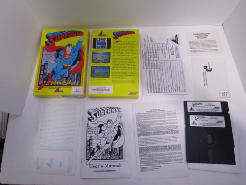 SUPERMAN THE MAN OF STEEL FOR COMMODORE 64 128 GAME BY FIRST STAR | eBay