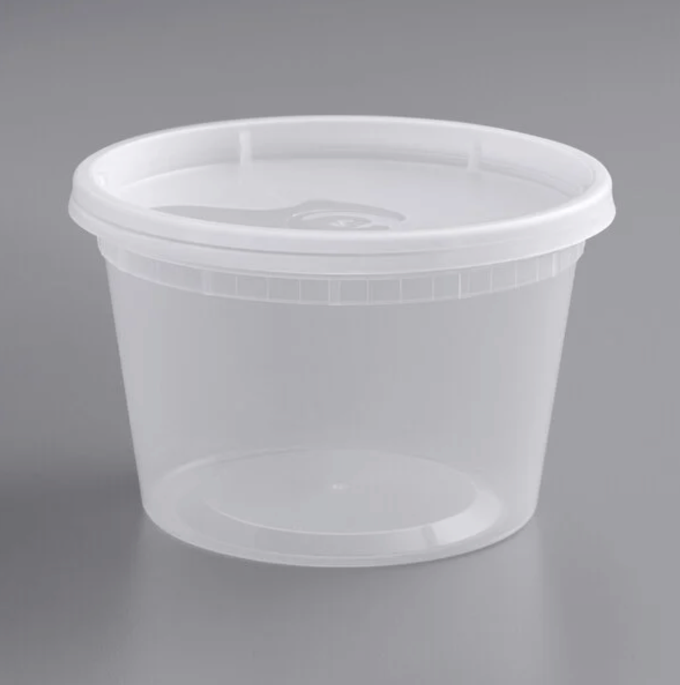 Choice HD 16oz Deli Container & Lid Combo Pack 240 Pack | eBay