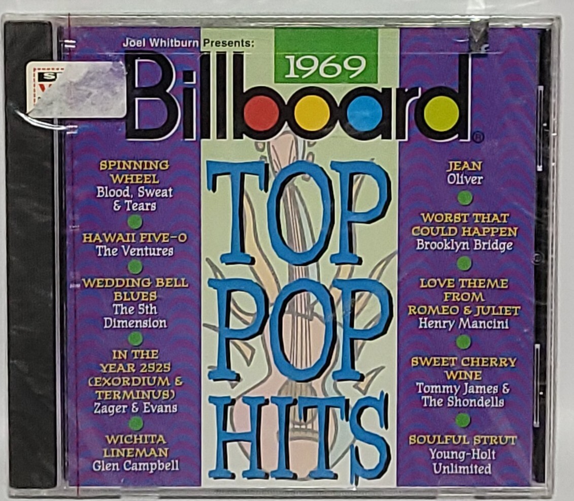 Billboard Top Pop Hits: 1969 by Various Artists (CD, May-1995, Rhino ...