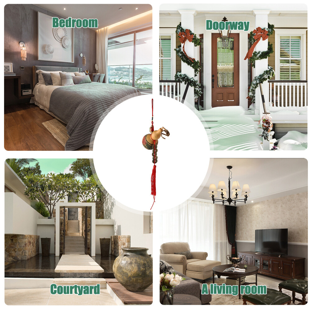 Car Decorations Gourd Ornaments Auspicious Adornment Hanging Crafts ...