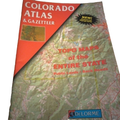 Colorado Atlas & Gazetteer Topo Maps of Entire State Public Lands ...