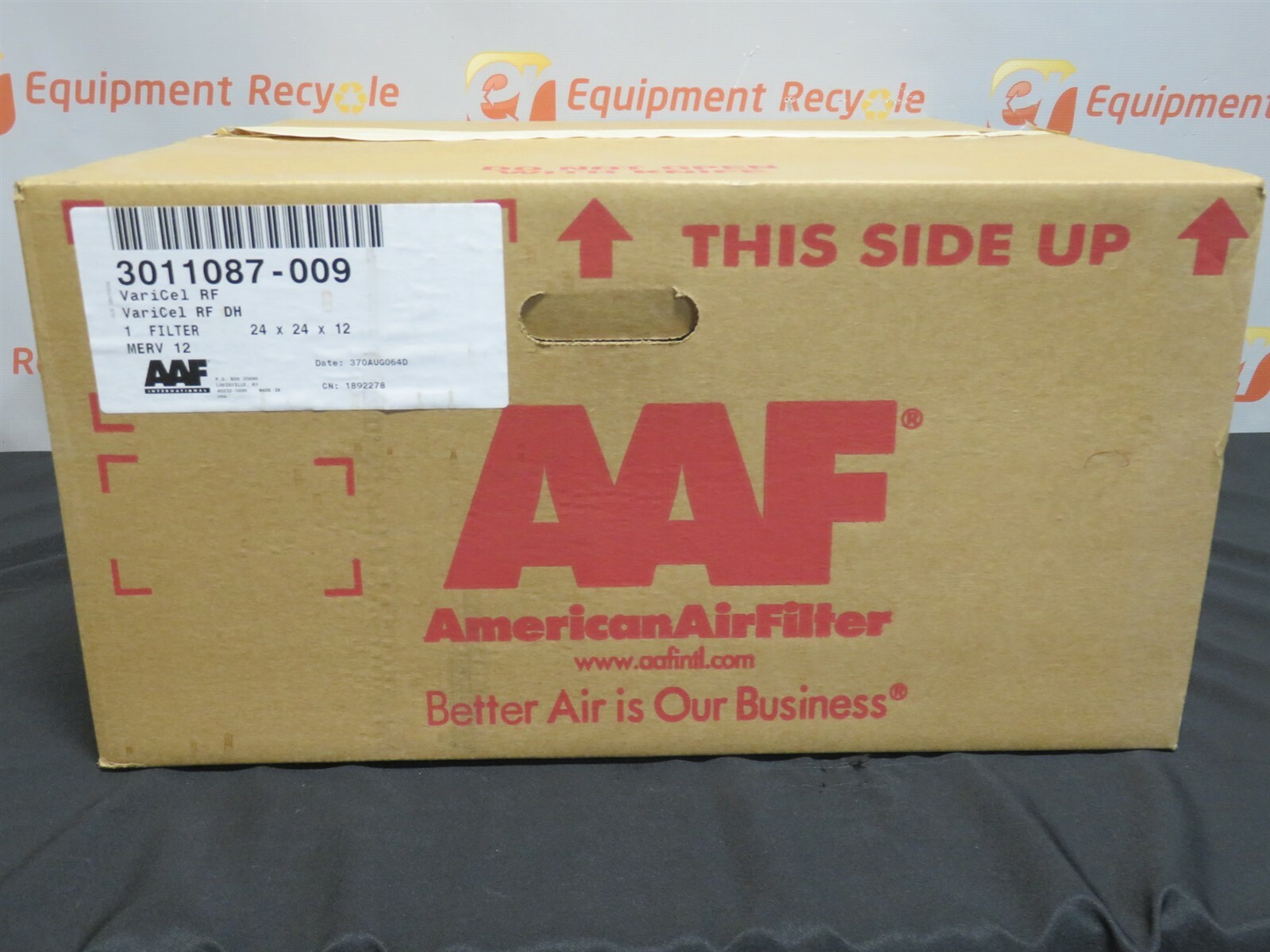 AAF 3011087-009 VariCel RF DH Merv 12 Air Filter 24"x24"x12" for sale ...
