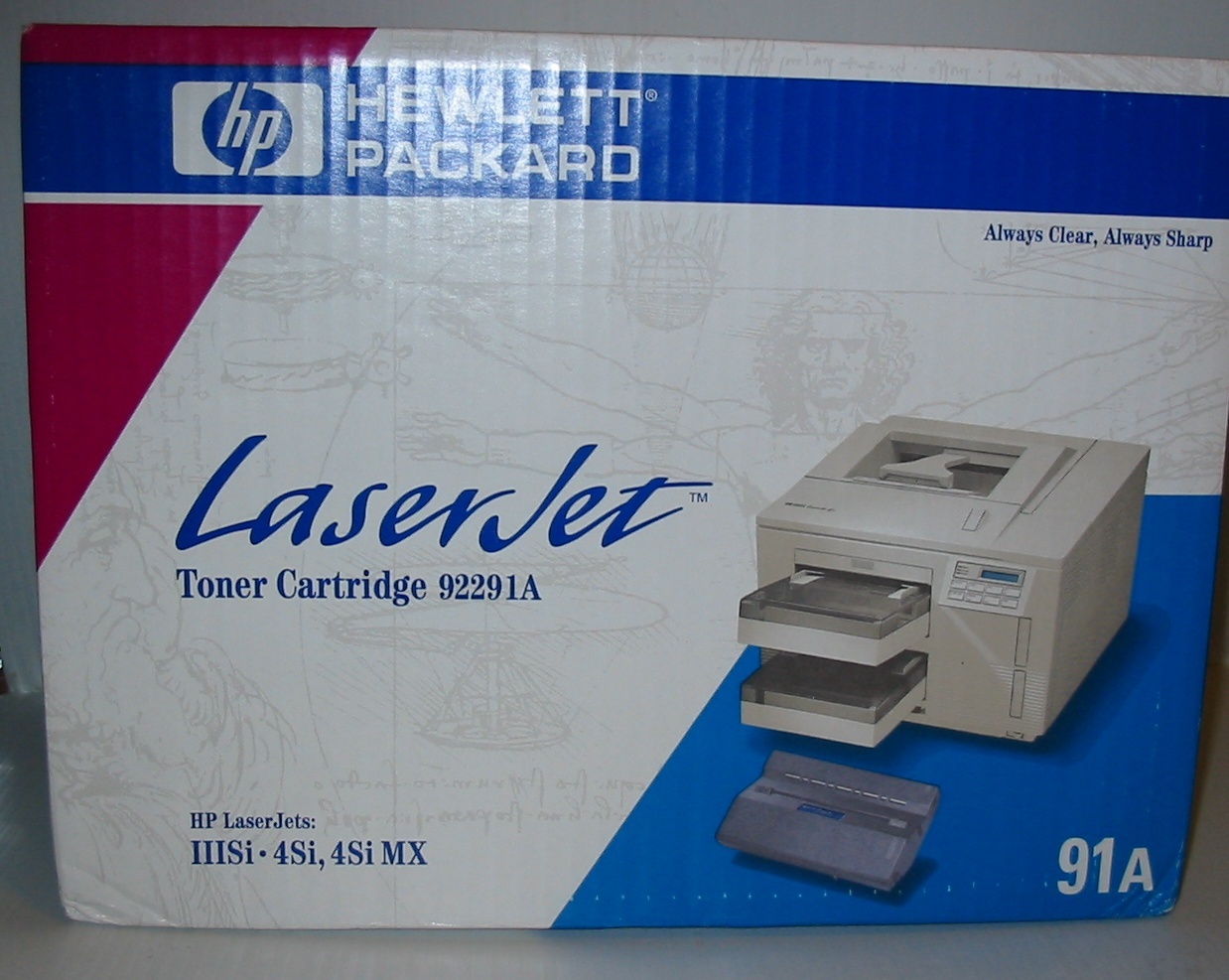 HP 91A Black Toner Cartridge 92291A,for HP Laserjet IIISI,4si,4SIMX | eBay
