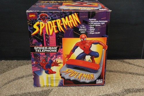 New In The Box 1994 REC SOUND MARVEL COMICS SPIDER-MAN TELEPHONE SST ...