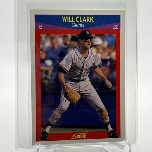 1990 Score 100 Superstars Will Clark Baseball Card #30 Mint FREE ...