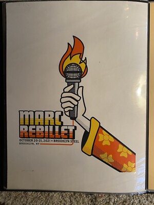 Marc Rebillet Show Poster - Brooklyn Steel NYC NY Signed By Artist 2021 ...