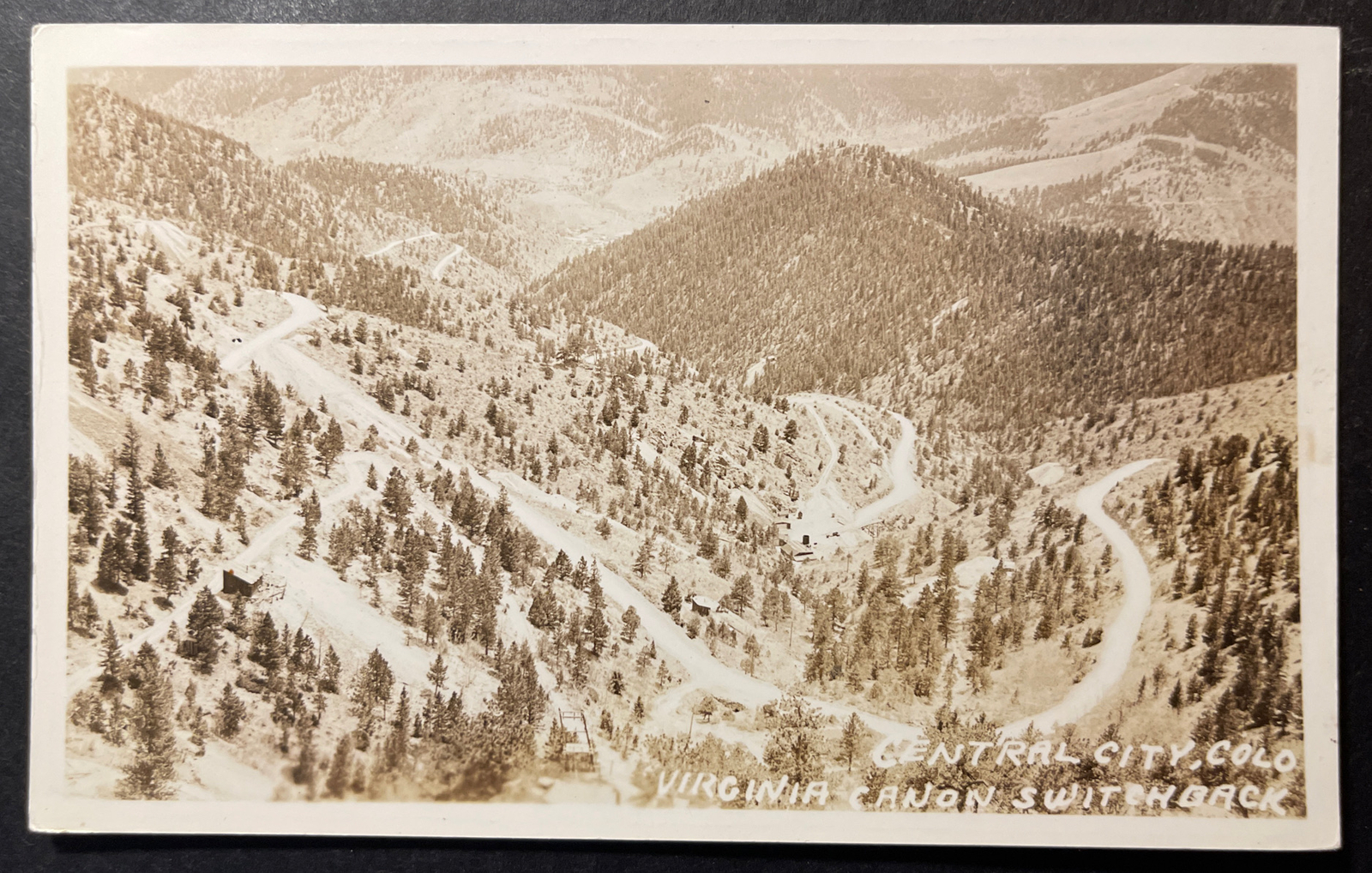 Central City Colo Virginia Canon Switchback Colorado RPPC AZO | eBay