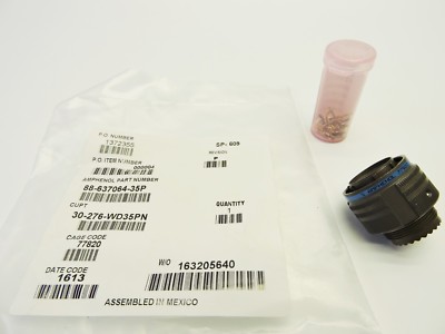 Amphenol 88-637064-35P, 37-Position Pin Connector, Size 15, MIL-DTL | eBay