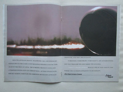6/1989 PUB ALLIED SIGNAL AEROSPACE GARRETT ENGINES TURBOFAN TURBOPROP ...
