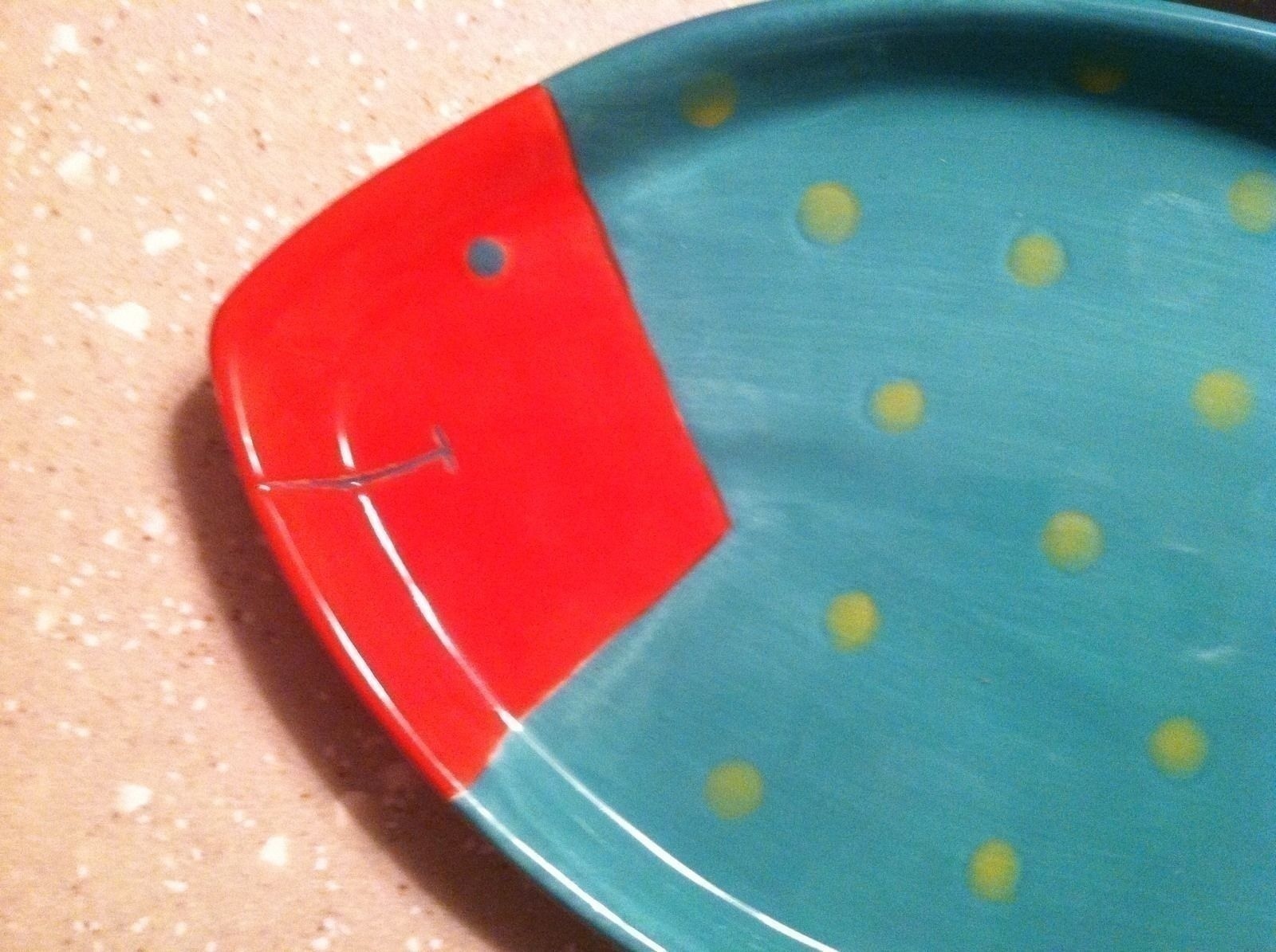 Set 5 New w/Tags Fish Shaped Ceramic Plates-Foreside Home & Garden | eBay