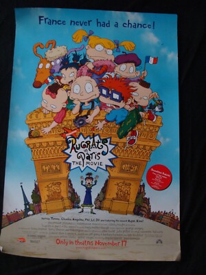 Nickelodeon RUGRATS IN PARIS THE MOVIE movie poster Original DS One ...