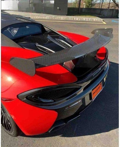 Carbon Fiber Rear Trunk Spoiler Wing GT4 Style For McLaren 540C 570S ...