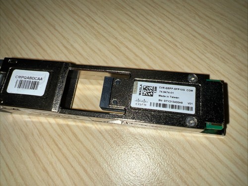 CVR-QSFP-SFP10G Cisco 40G QSFP+ to 10G SFP+ Adapter Modules 74-9474-01 ...