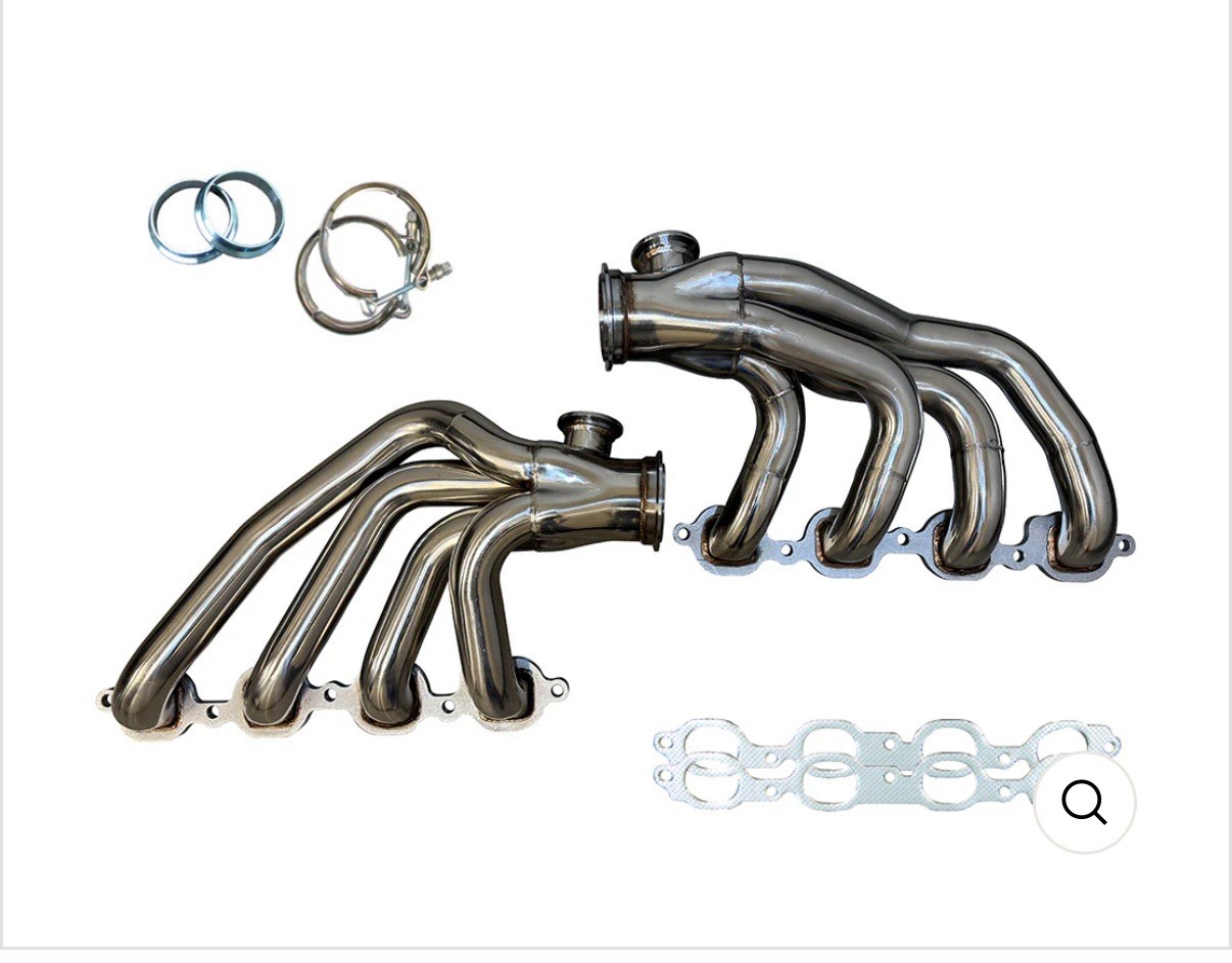 L83 L86 LT1 LT4 3/4 Speed Engineering Universal Turbo Headers | eBay