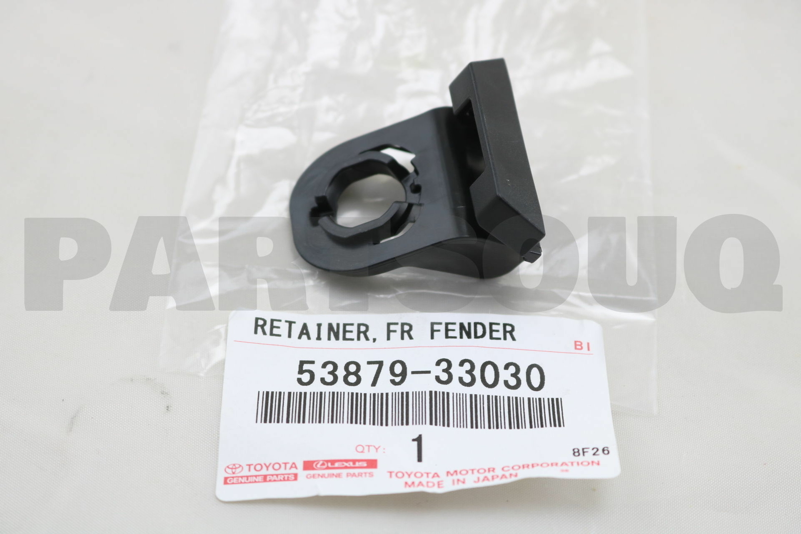 5387933030 Genuine Toyota RETAINER, FR FENDER 53879-33030 | eBay