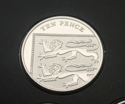 2013 TEN 10 PENCE SHIELD COIN BRILLIANT UNCIRCULATED BU BUNC | eBay