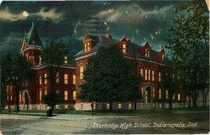 Postcard Shortridge High School, Indianapolis, Indiana - used 1909 | eBay
