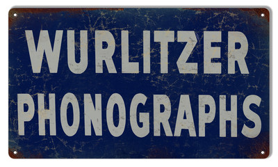 Wurlitzer Phonographs Reproduction Nostalgic Metal Sign 8×14 | eBay