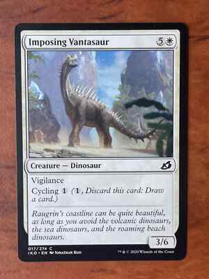 Imposing Vantasaur MTG Magic the Gathering Card NM Near Mint IKO | eBay ...