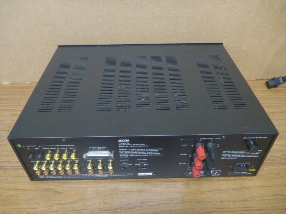 Adcom GSA-700 Digital Decoder Adapter with rear amplification. With ...